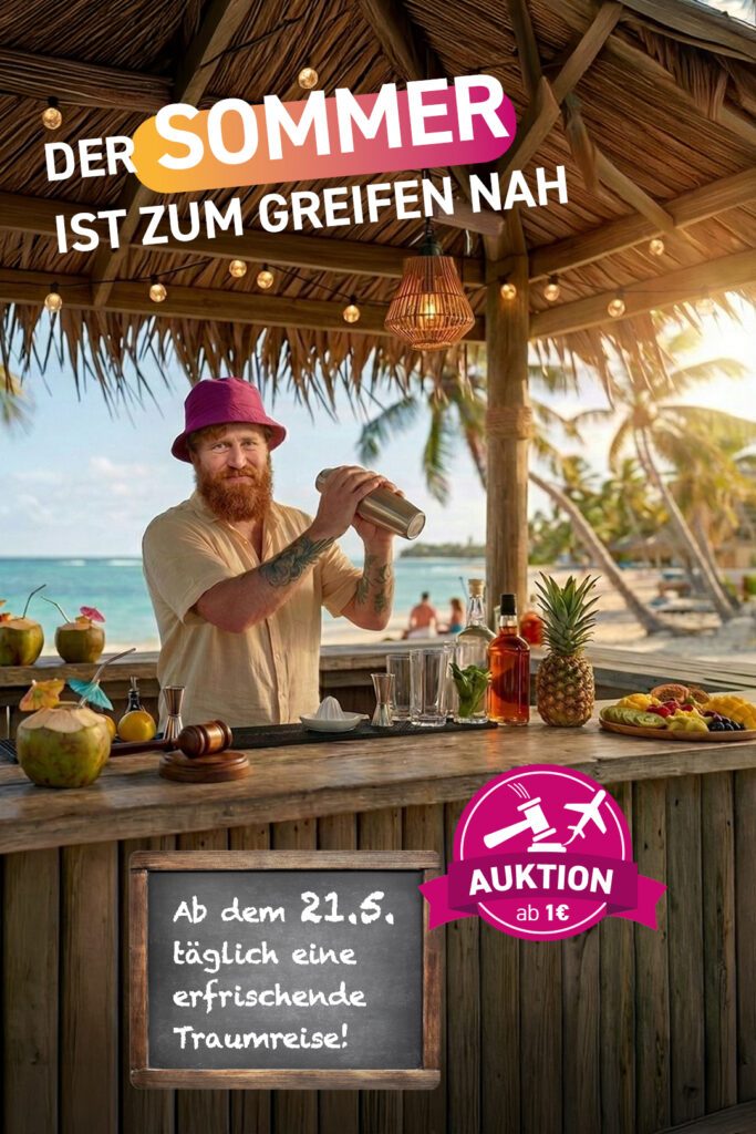 ltur Auktionen - Traumreisen ab 1€ ersteigern - ltur Auktionen
